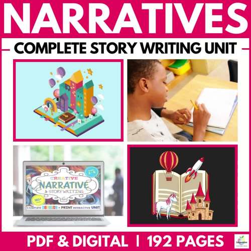 Narrative Writing Unit | Story Elements | Characters, Setting, Plot ...