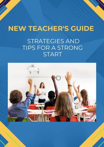 New teacher guidebook : Strategies and Tips for a Strong Start | TPT