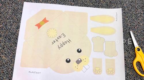 Easter Bunny Envelope by Mrs Ks little clip art store | TPT