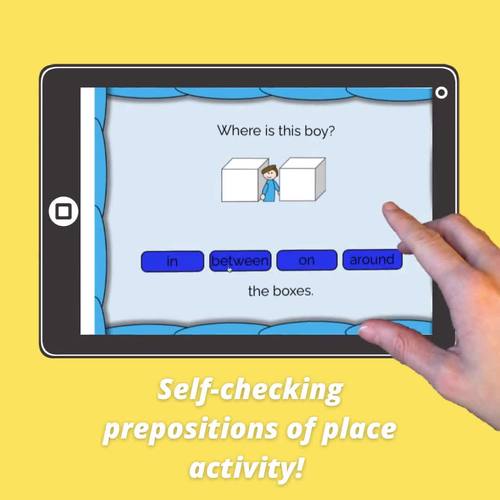 Prepositions Digital Task Cards Boom Cards by The ESL Educator | TpT