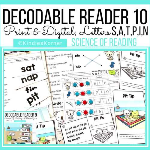 Science of Reading Decodables Print & Digital Decodable Passages Books ...