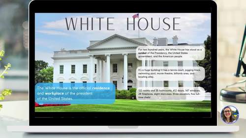 Washington D.C. virtual field trip ESL/EFL English by Nadiia Baturynska