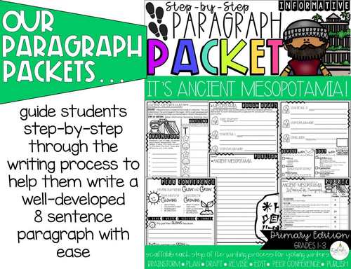 It's Ancient Mesopotamia | Paragraph Packet | Informational Writing | CKLA