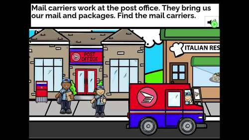 Community Helpers Speech Activity | WH Questions, Verbs, Vehicles ...