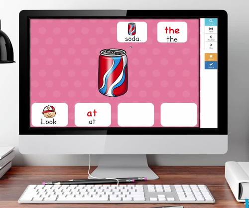 Sentence Building with Visuals Boom Cards - Scrambled Sentences Food ...