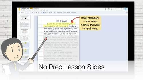 PERSUASIVE WRITING | GOOGLE SLIDES | ESL by The Language Learning Pod