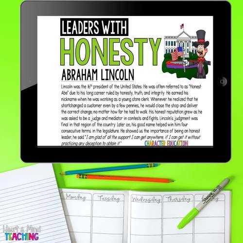 Honesty - Character Education & Social Emotional Learning | TPT