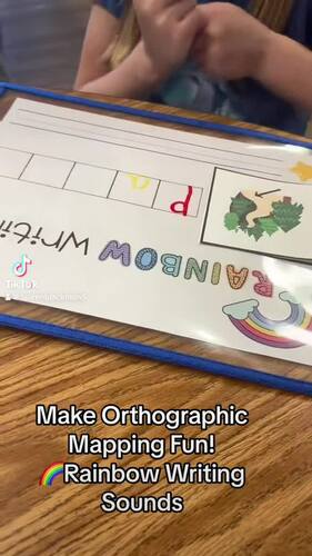 Rainbow Write by Sound - Science of Reading - CVC - Blends - CVCe ...