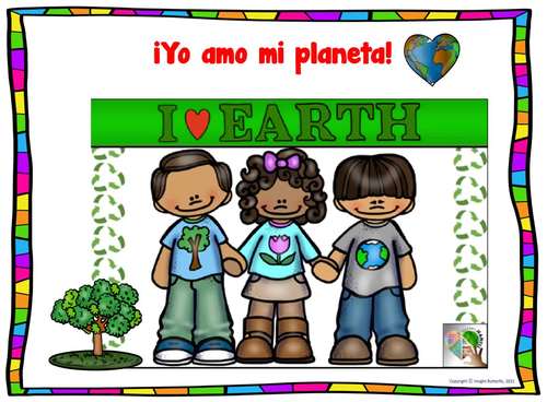 Día de la Tierra/Earth Day/Distance Learning/ PowerPoint/Editable/Spanish