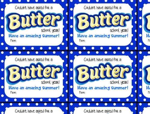 Nutter Butter End of Year Gift Tag- Couldn't have asked for a Butter ...
