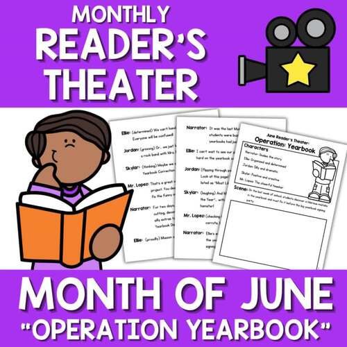 Readers Theater June Monthly Reading Activity | Fun Skit Play for Small ...