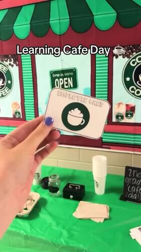 Coffee Shop Learning Cafe Barista Themed Room Transformation Starbooks