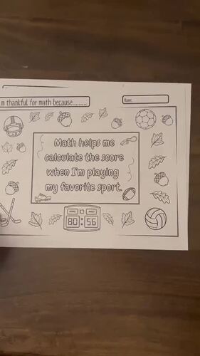 Thankful for Math Coloring Pages-Math-Fall-Themed-Thanksgiving Break