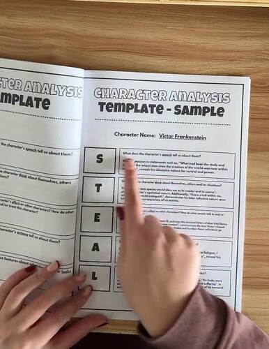 ELA Any Novel Middle School & High School No Prep Study Guide Activities