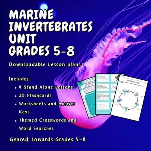 Marine Invertebrates Unit (Grades 5–8) by SeantistsClassroom | TPT