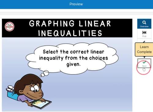 Linear Inequalities By Graphing Digital Boom Cards™ | MTH1W by Math ...