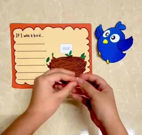 Birds Craft Writing Prompts All About Birds Spring Bulletin Board Activity