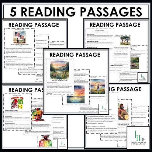 June Reading Comprehension | June worksheets | June Activities | Middle