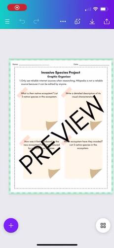 Invasive Species Wanted Poster - Ontario Curriculum by Mrs Hamilton