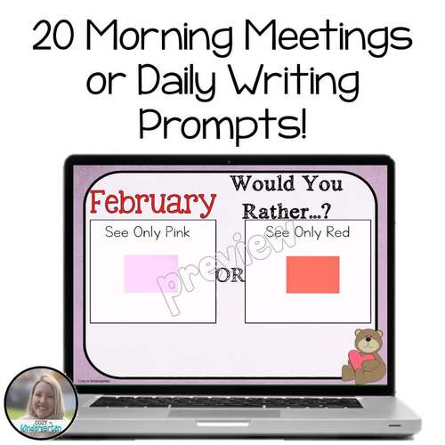 February Morning Meeting Slides | Daily Would You Rather Question ...