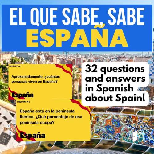 El que sabe, sabe game | España by The Comprehensible Classroom by ...