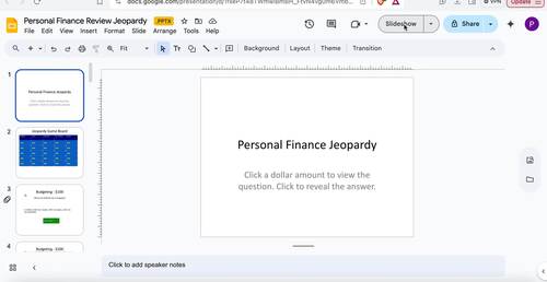 Personal Finance Jeopardy Review Game | Budgeting, Credit, College ...