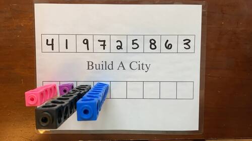 Build A City Number Recognition Building Blocks, Fine Motor Skills Math ...
