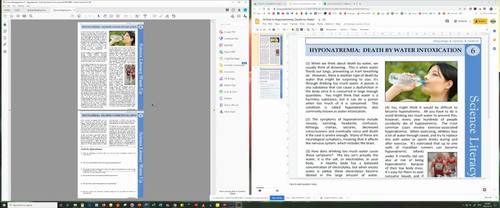 Death by Water Intoxication - Sub Plan / Science Reading #6 (Google ...