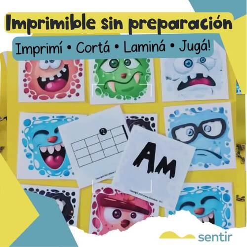 Juego de Memoria de Acordes de Ukelele (Monstruos) | Niños 6‑8 ...