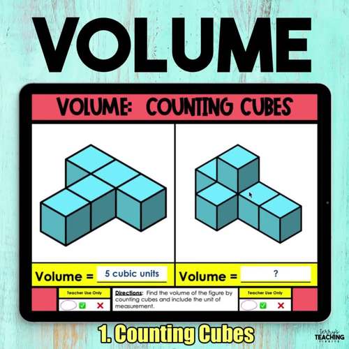 Volume of Unit Cubes, Rectangular Prisms, & Composite Figures 5th Grade ...