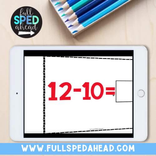 Double Digit Subtraction 11-20 Boom™ Cards Activity | TPT