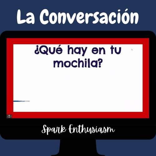 Spanish Beginning Conversation Warm Up / Game - Editable | TPT
