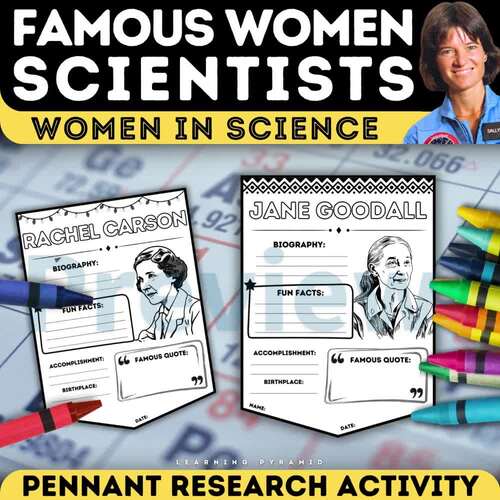 Women Scientists Research Brochure Activity Women's History Month STEM ...