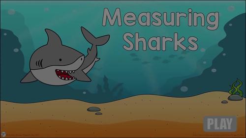 Shark Measurement with a Ruler for PowerPoint™ Google™ and Boom™