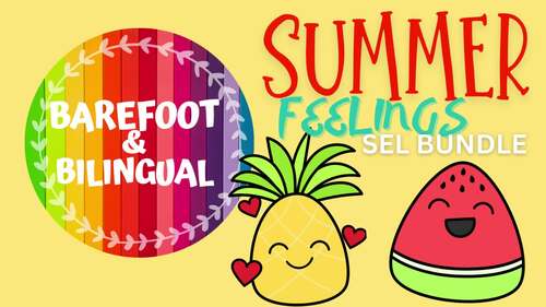 Feelings Summer Clipart | SEL Clipart Bundle | TPT