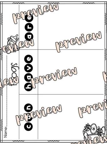 Life Cycle of a Frog for 1st and 2nd Grade Mini Book and Activities
