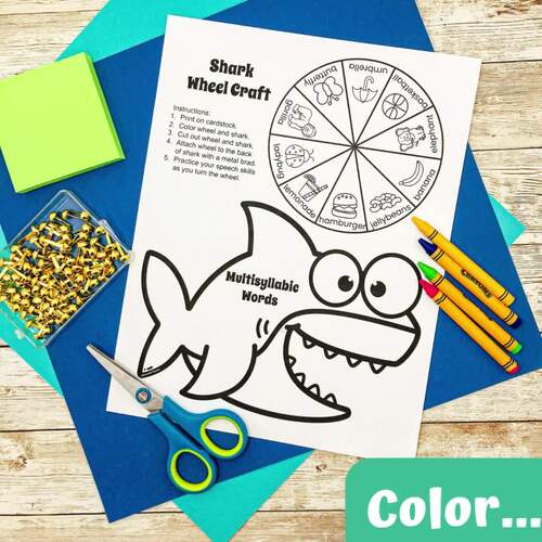 Summer Articulation & Language BUNDLE Speech Therapy Summer Wheel Crafts