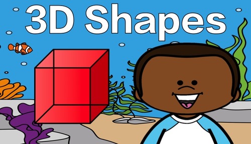 Name The 3D Shape: Under the Sea: Math Brain Break by Move and Groove Math