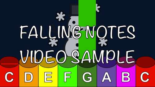 Winter Songs - Boomwhacker Play Along Video and Sheet Music Bundle