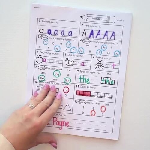 Going into 1st Grade Summer Packet | Math & ELA review activities | NO PREP