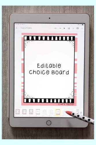 Social Studies Printable and Digital Choice Board Bundle for Distance ...