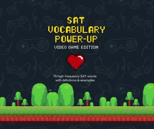 Test Prep Vocabulary: Video Game Edition |ACT, SAT| by Teacher Hearts ...