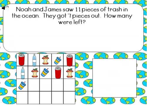 April | Addition and Subtraction Word Problems | Animated Images | Boom ...