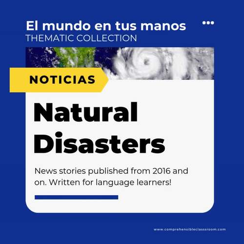 El mundo en tus manos | Thematic Collection | Natural Disasters | TPT