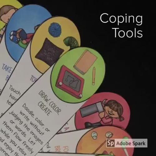 Coping Skills Cards and Journal by The Counseling Teacher Brandy