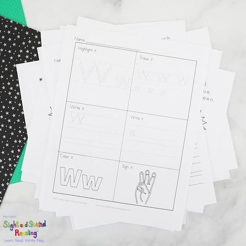 Letter P Worksheets for Letter Sound Recognition | Print and Digital Bundle