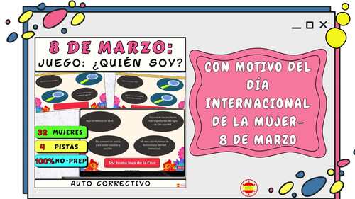 Spanish Women’s History Month Digital Trivia No-Prep Día de la Mujer 8 ...