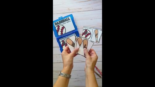 Sports Themed Literacy Centers, Kindergarten Beginning Sounds & Letter ...