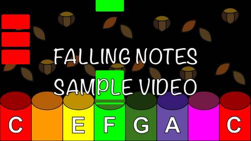 Autumn Songs - Boomwhacker Play Along Video and Sheet Music Bundle