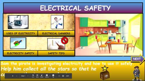 Electricity: Electrical Safety: Interactive Google Slides + 4 Worksheets